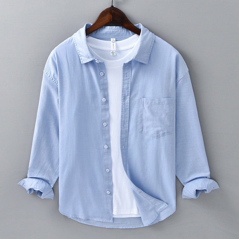Johnson - Camisa De Lino Con Botones – Rojas-Santiago