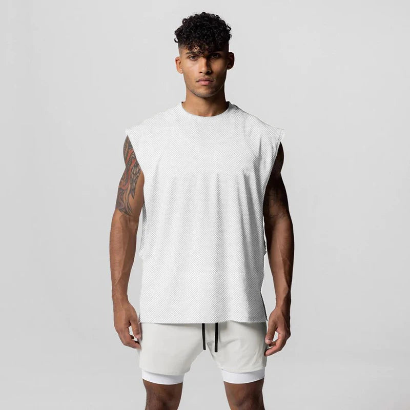 Julius - Chaleco De Cuello Redondo Con Lateral Abierto – Rojas-Santiago